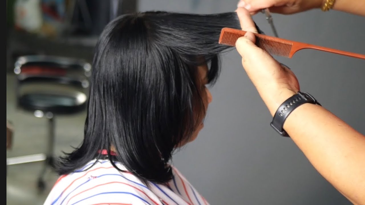 Haircut hairstyle moss style - YouTube