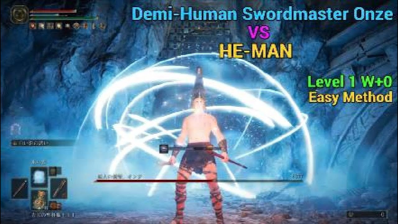 亜人の剣聖、オンジレベル1 W+0 Demi-Human Swordmaster Onze Level W+0 Easy Method - YouTube