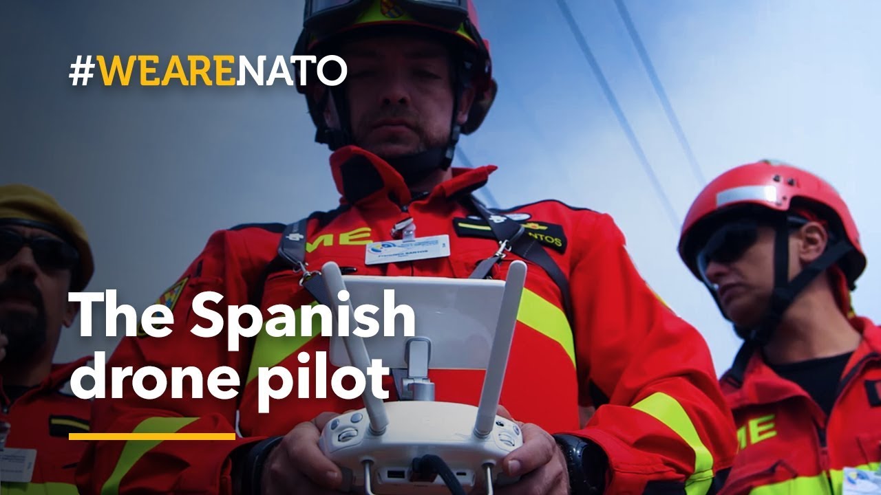The team's first eyes on the scene: the 🇪🇸Spanish drone pilot - # ...