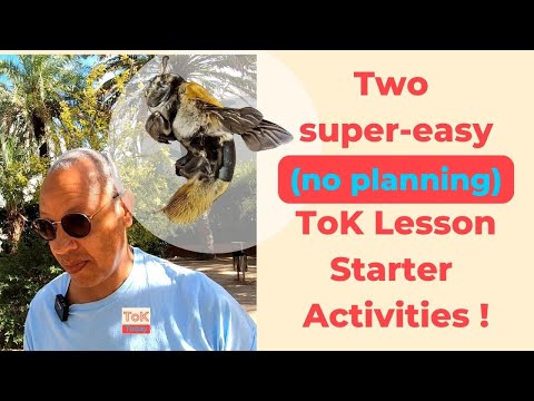 Two super easy ToK Lesson Starter Activities - YouTube