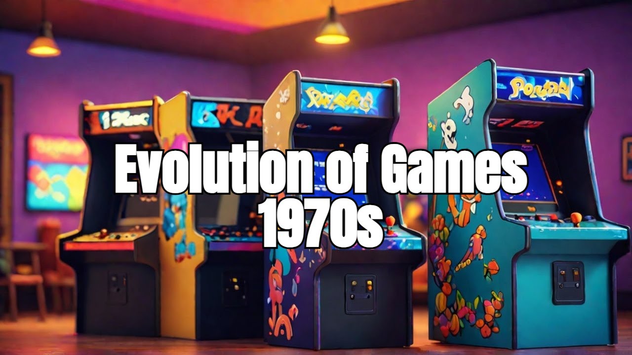 Evolution of Arcade Games 1970s - YouTube