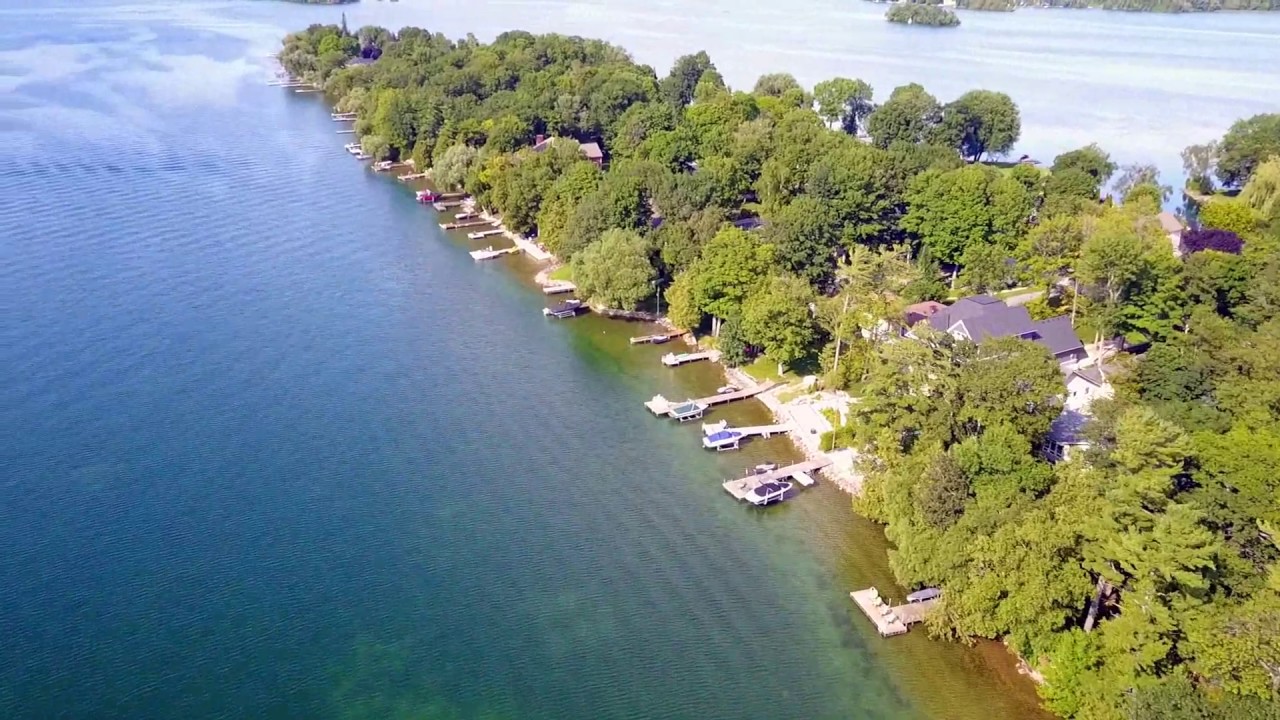 Couchiching Lake - Moose Beach area - YouTube