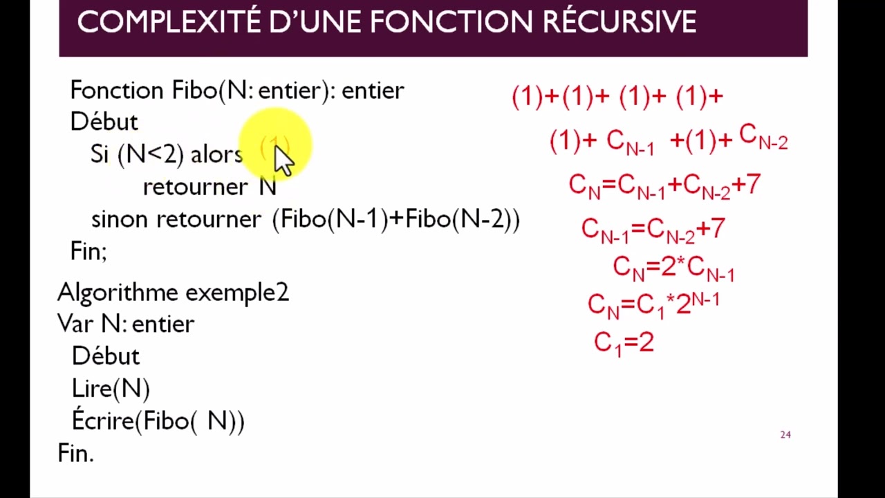 #2: Cours Complexité partie2 - YouTube