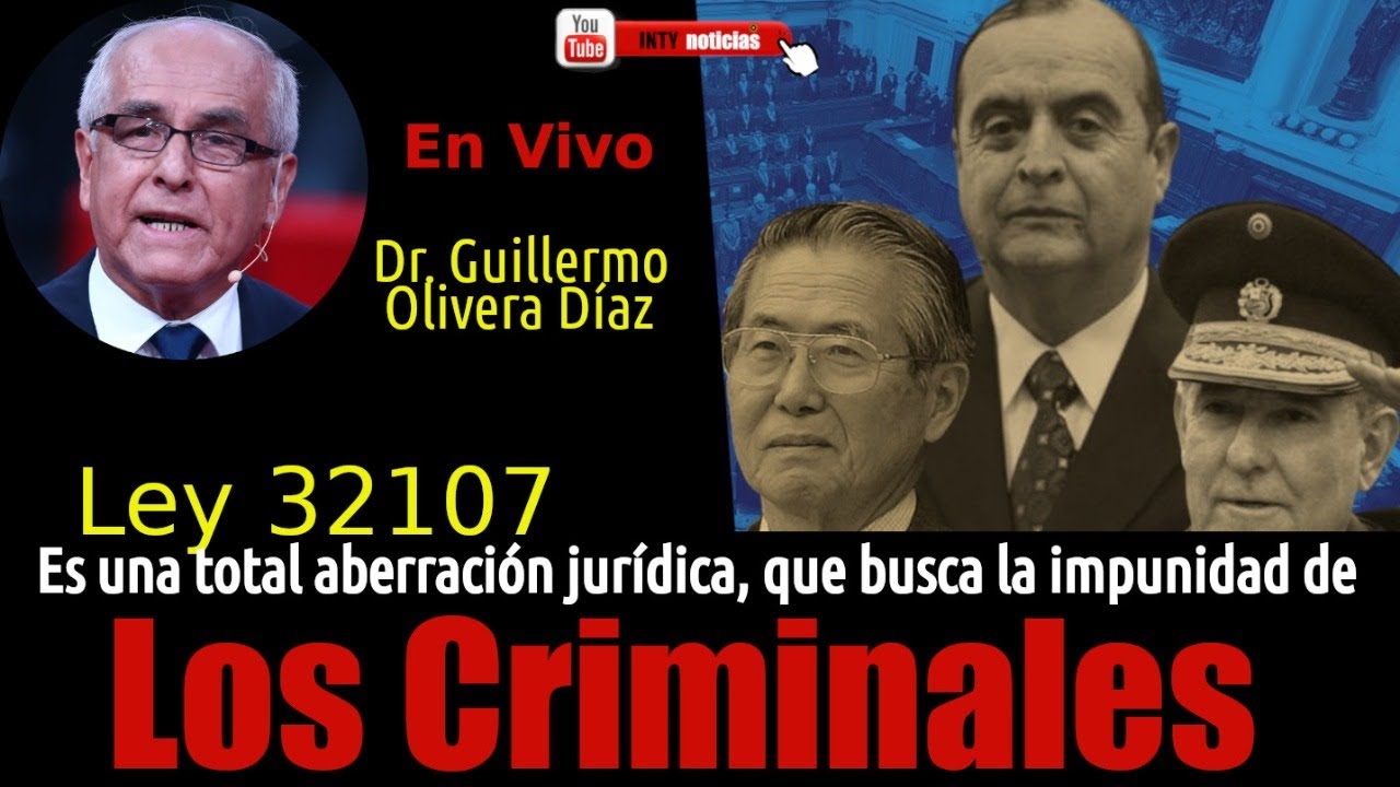 LEY 32107 ES UNA TOTAL Y ABSOLUTA ABERRACIÓN JURÍDICA QUE NO SE PUEDE ...