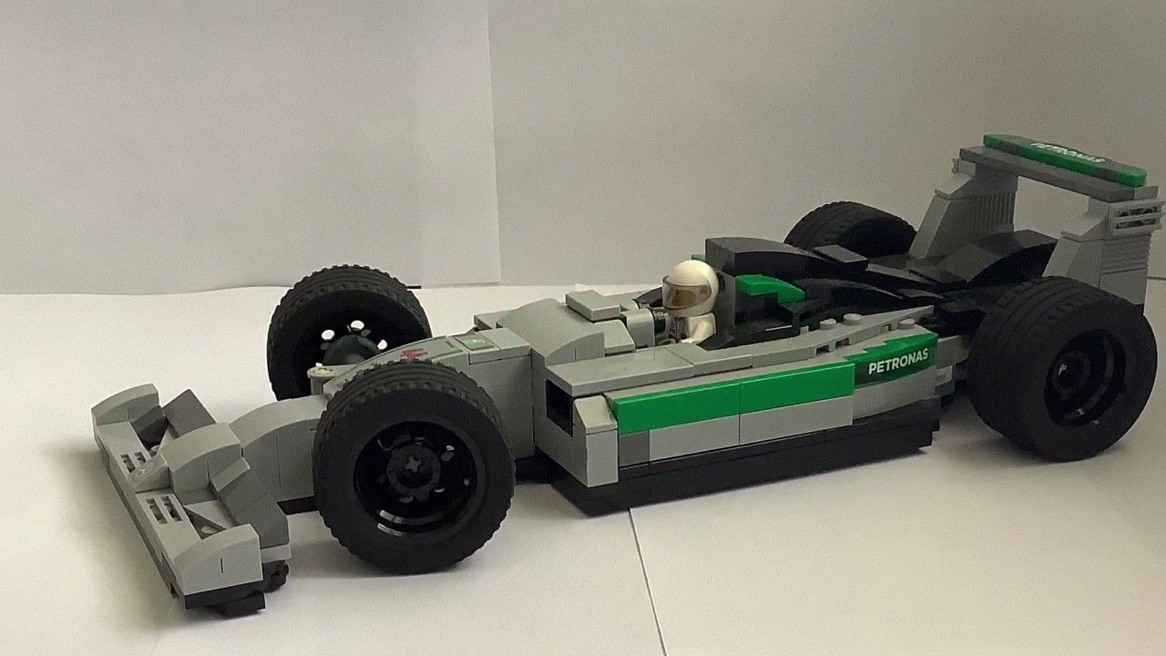 F1 Lego Mercedes car - YouTube