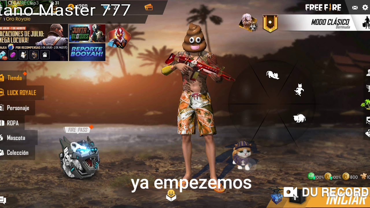 *Mostrando mi avatar de free fire* #1 - YouTube