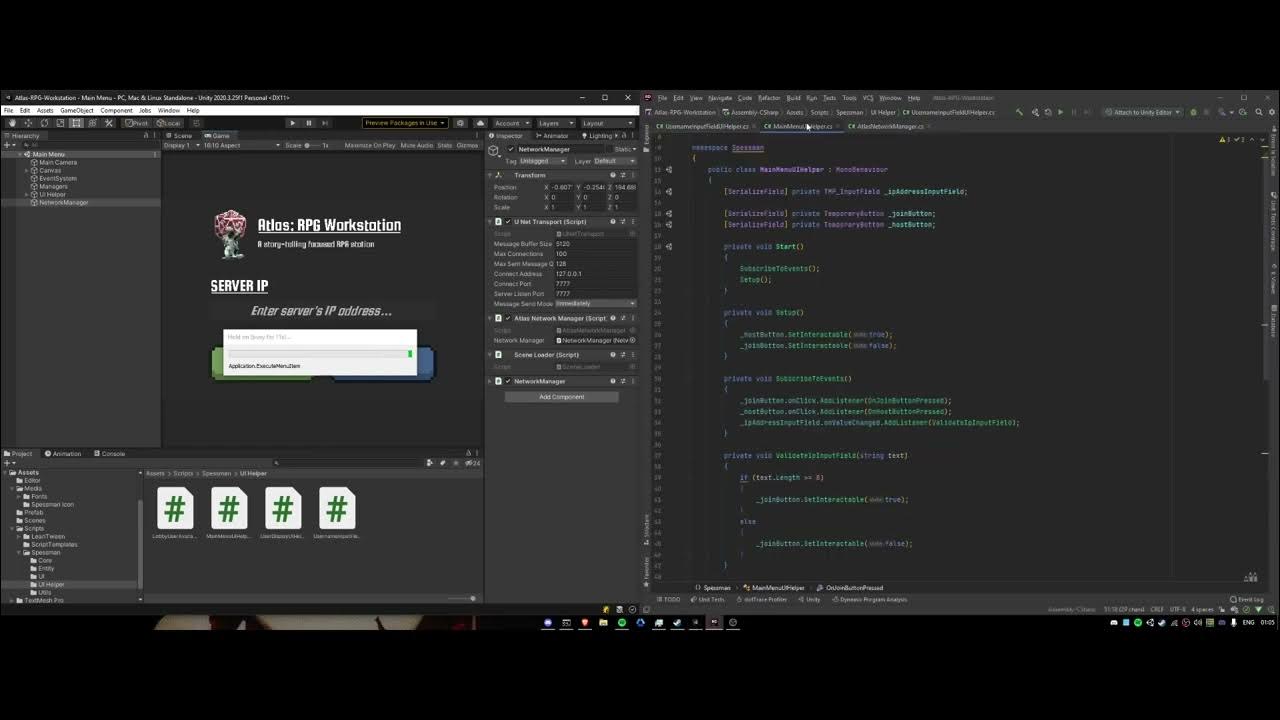 Netcode For GameObjects - Host/Join via IP setup - YouTube