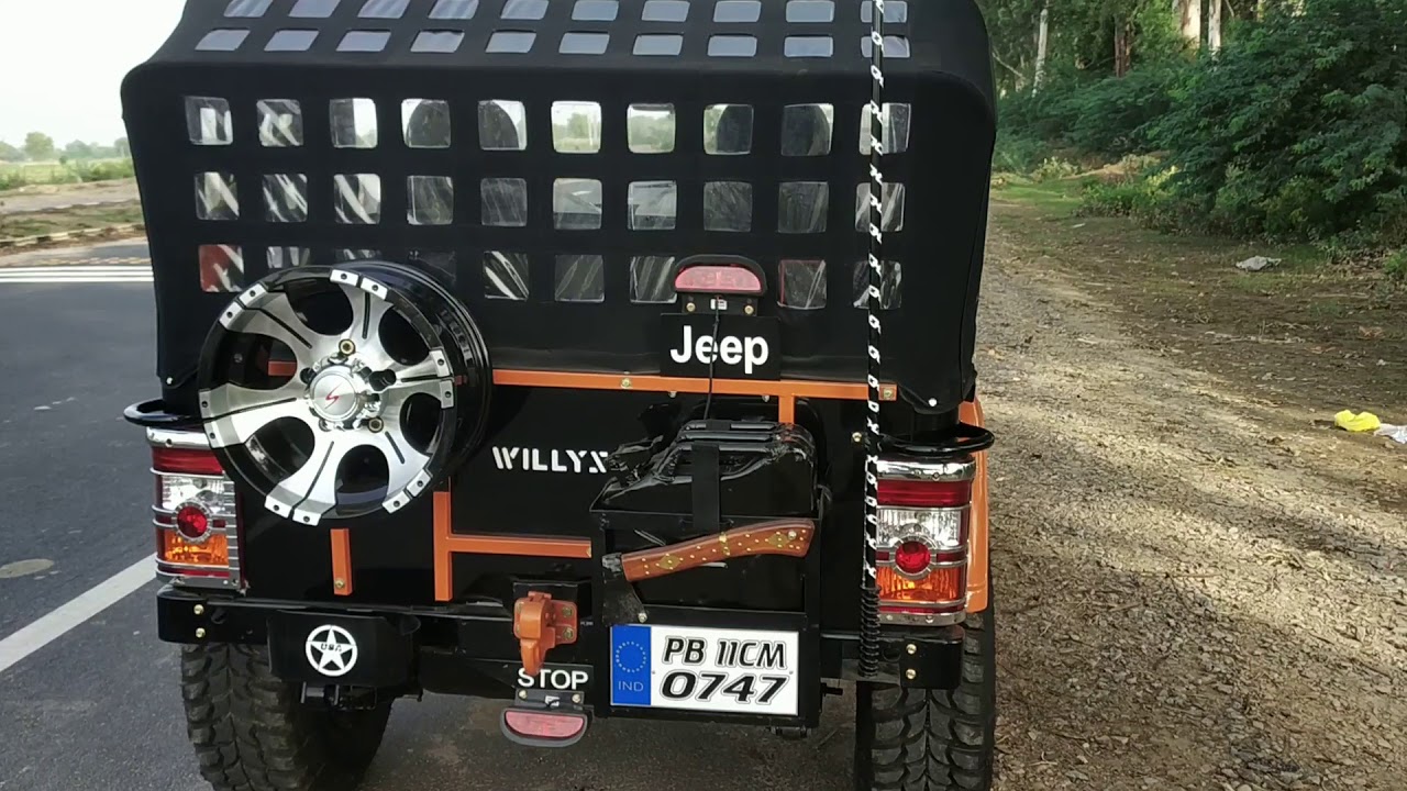 JANDU JEEPS OPEN JEEP.HUNTER JEEP. MODIFIED OPEN JEEP - YouTube