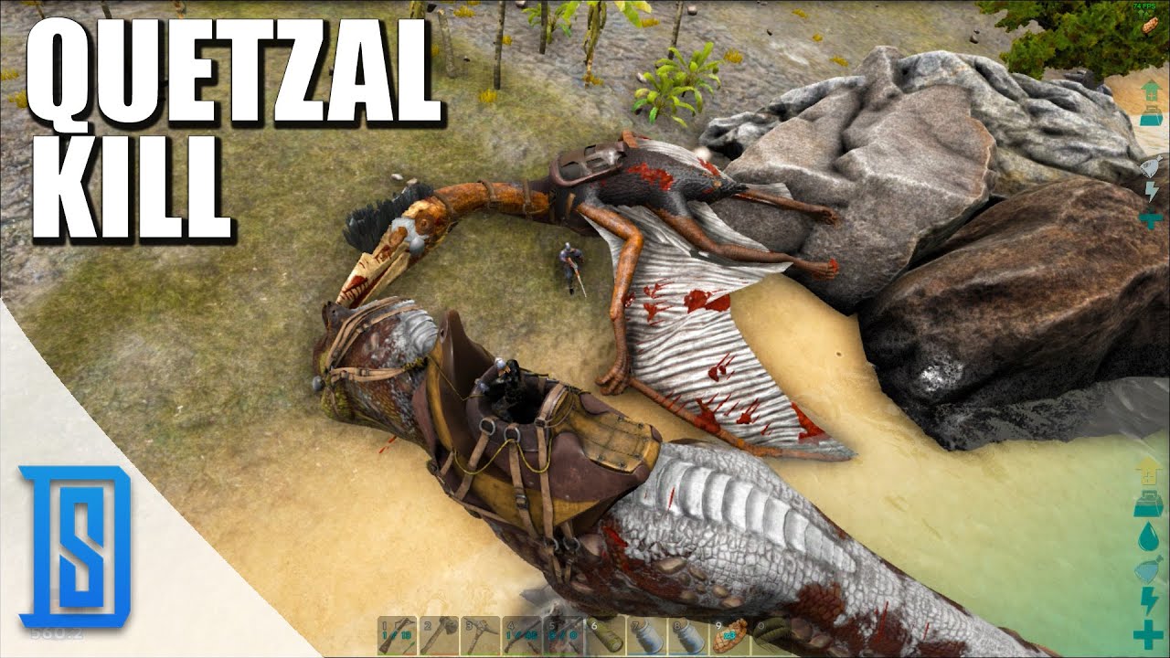 Ark: Survival Evolved-Season 7 P.21- KILLING ENEMY QUETZAL/PURGE RAID ...