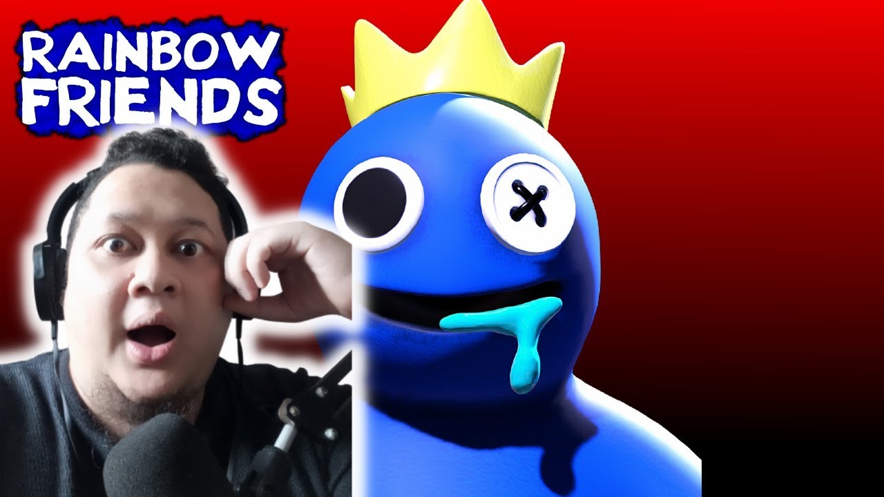 RAINBOW FRIENDS ROBLOX di kejar monster - YouTube