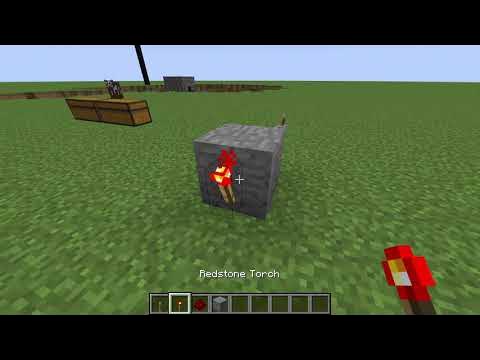 minecraft - how to make a redstone inverter - YouTube