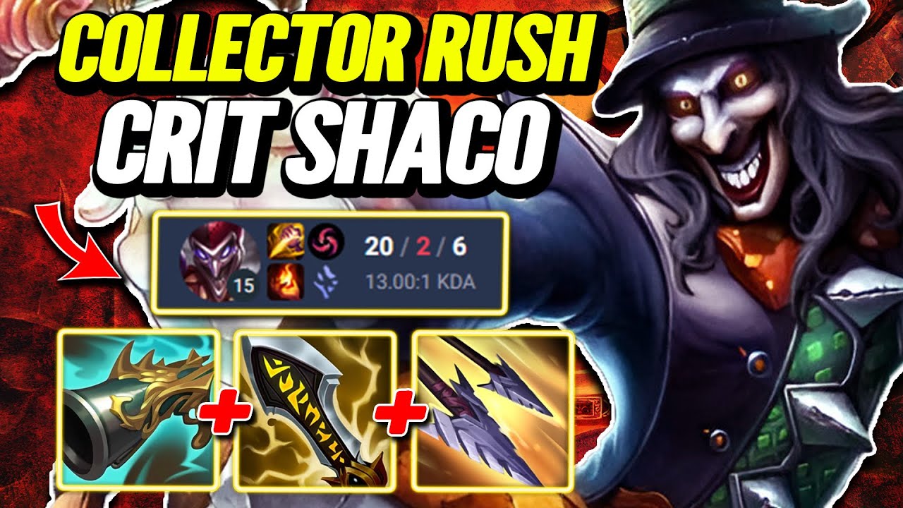 Collector Rush Crit Shaco - S14 Ranked [League of Legends] Full ...