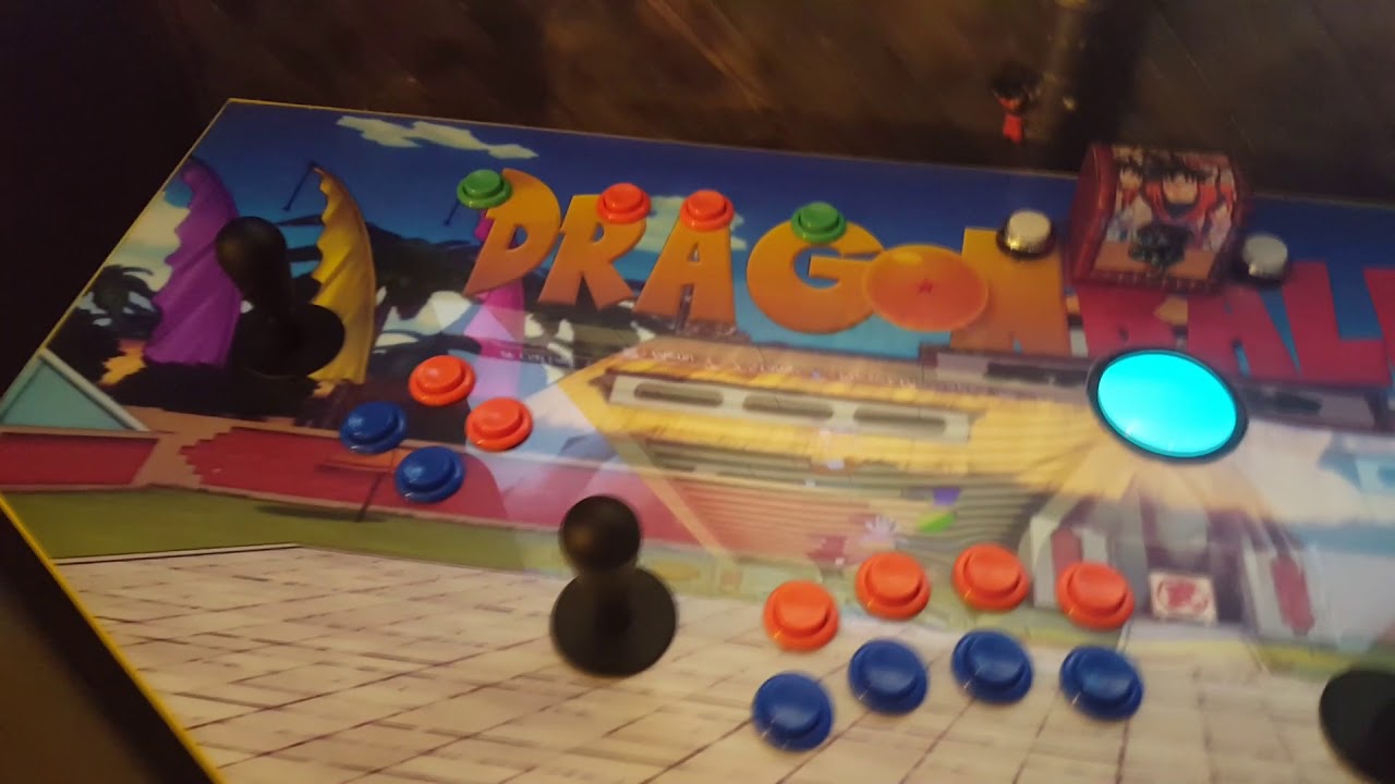 Dragon Ball Z - 4 player arcade pedestal - YouTube
