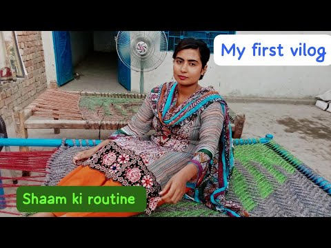 mera first vlog || sham ki routine || Amna Village Vlogs - YouTube