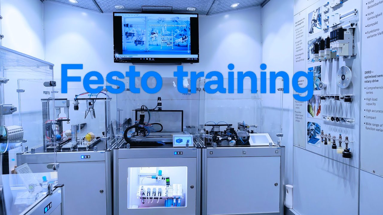 festo training session pneumatic system - YouTube