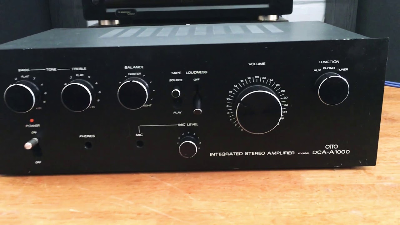 Integrated Stereo Amplifier OTTO DCA-A1000 - YouTube