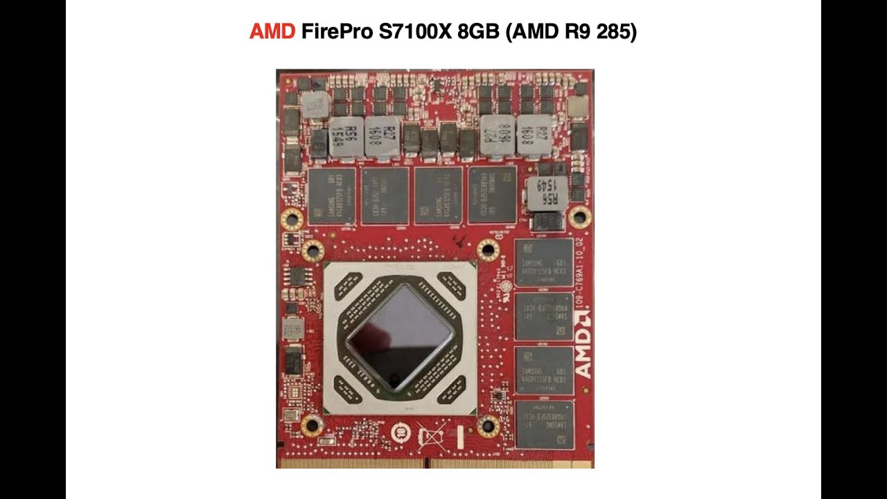 Actualización y Programación AMD Fire Pro S7100X en iMac A1312 - YouTube