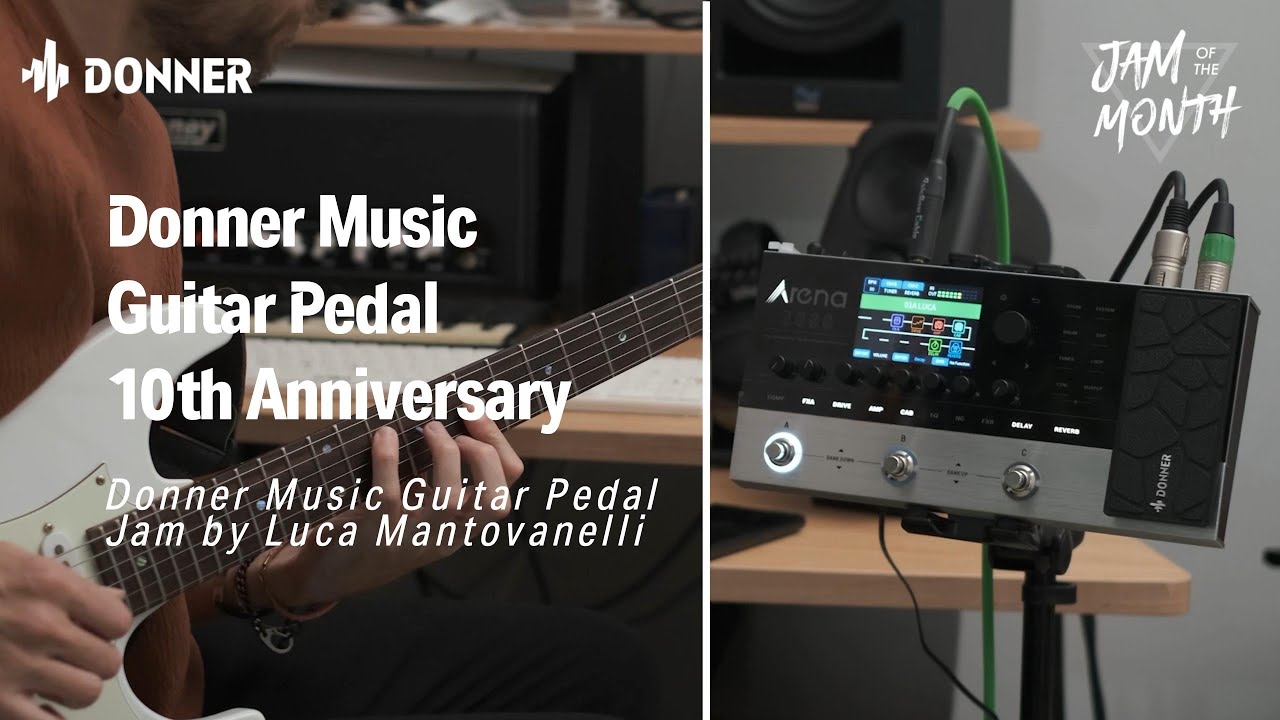 Welcome Luca Mantovanelli ! I Donner Music guitar pedal 10th - YouTube