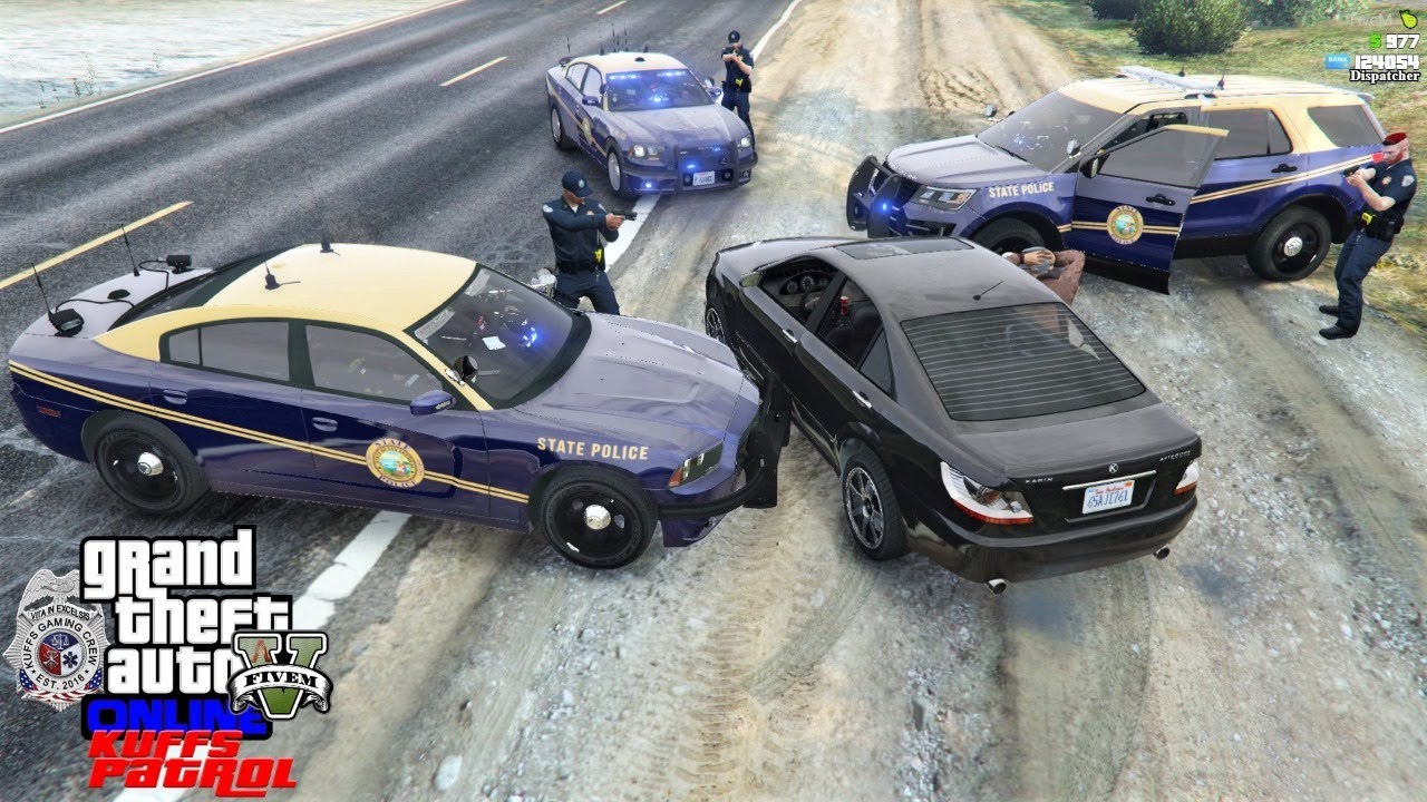 GTA 5 Roleplay #474 State Police Patrol In Sandy Shores - KUFFS FiveM ...