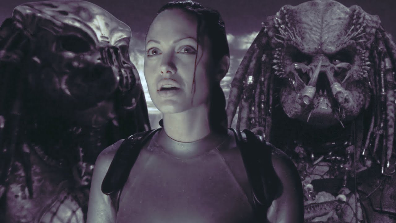 What if? (Lara Croft infiltrates the Predator's ship) - YouTube
