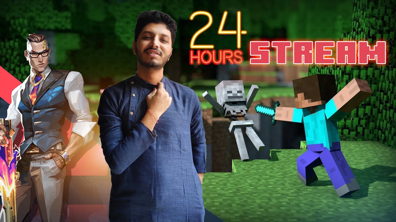 24 Hour Stream 🔴 Playing Minecraft | 🔴 24/7 Live Minecraft Public SMP ...