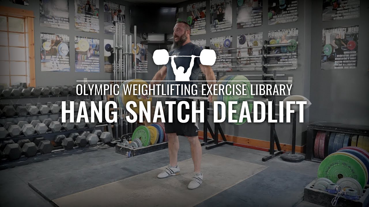 Hang Snatch Deadlift | Olympic Weightlifting Exercise Library - YouTube