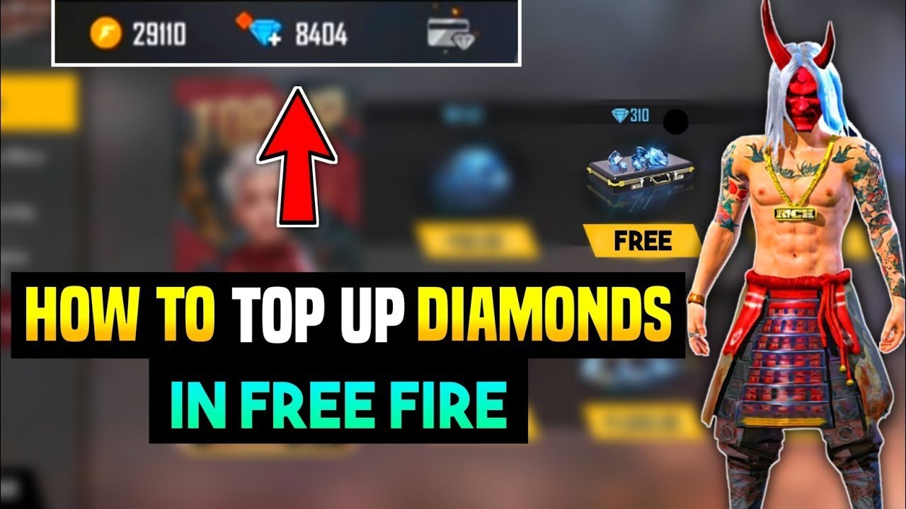 easiest way to top up in free fire / how to top up in free fire new ...