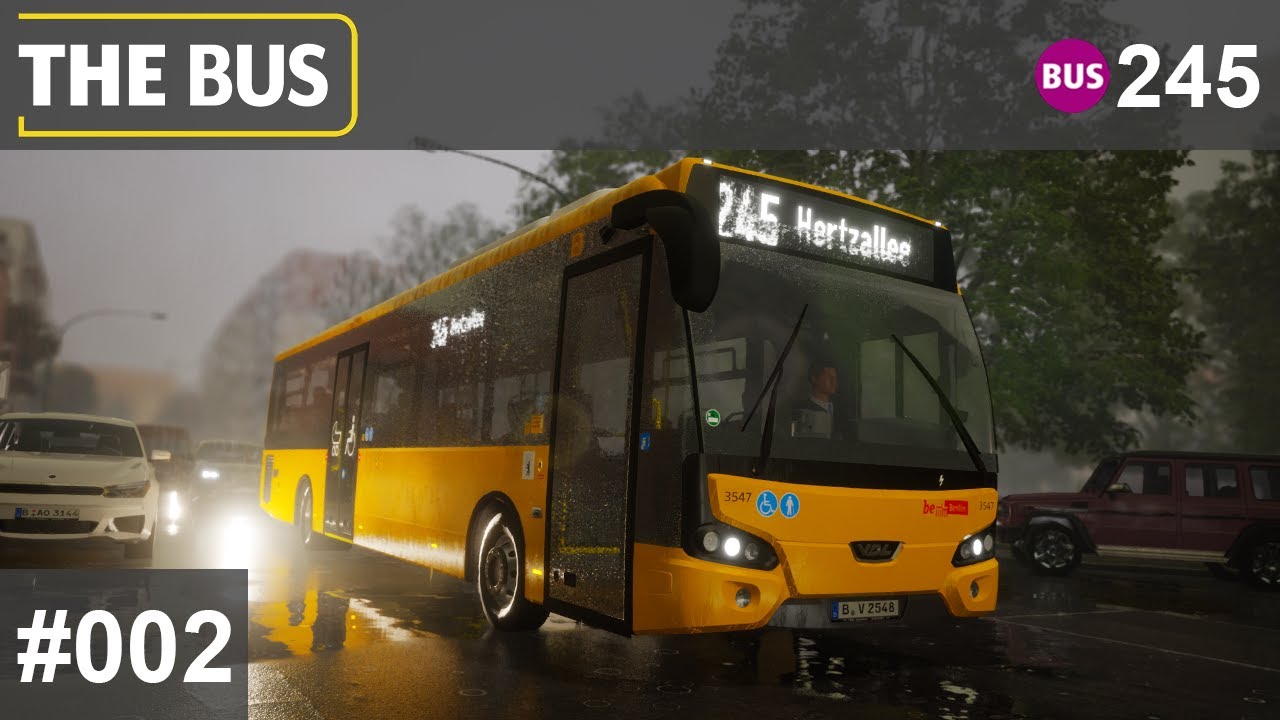 THE BUS 🚌[#002] Sauwetter in Berlin mit dem VDL! [🗺️Linie 245] [4K ...