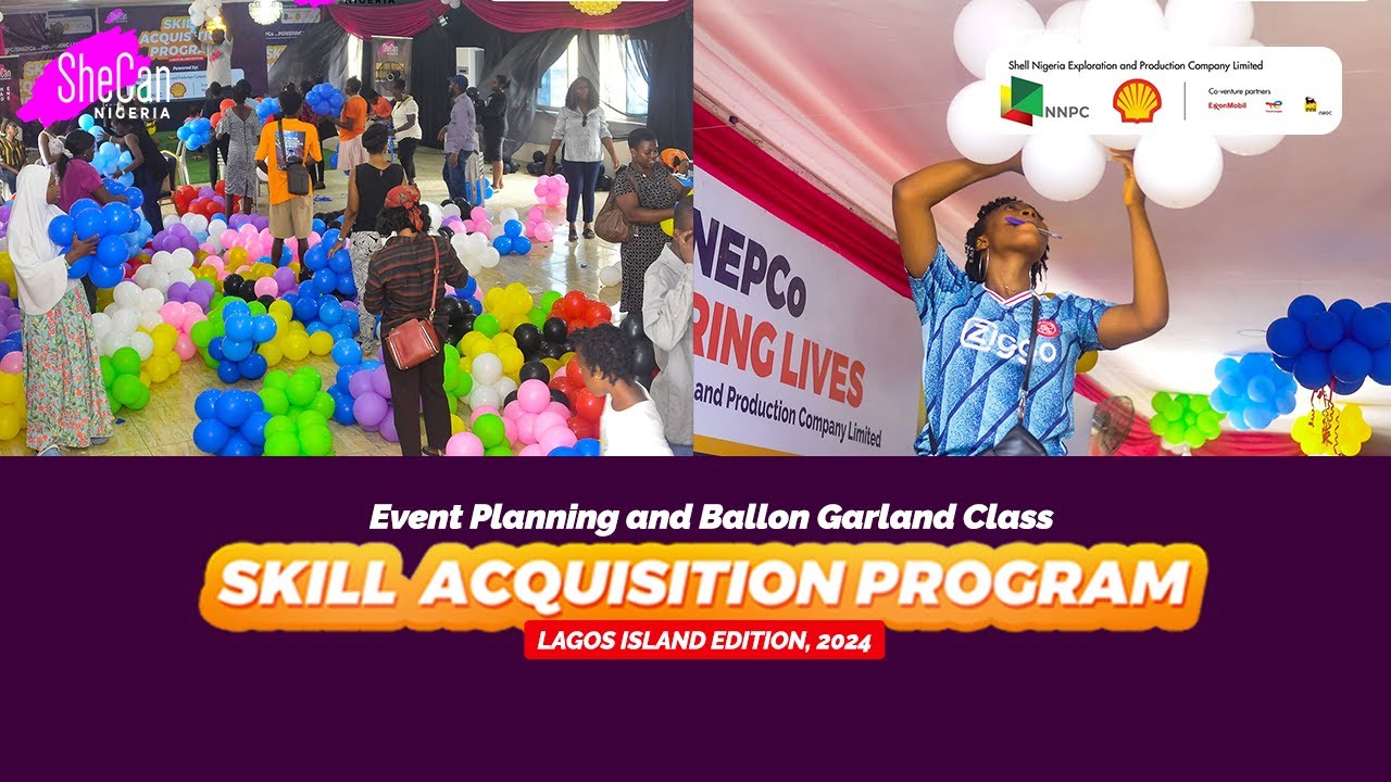 Event Management & Balloon Garland Decoration Class at SheCan Nigeria ...