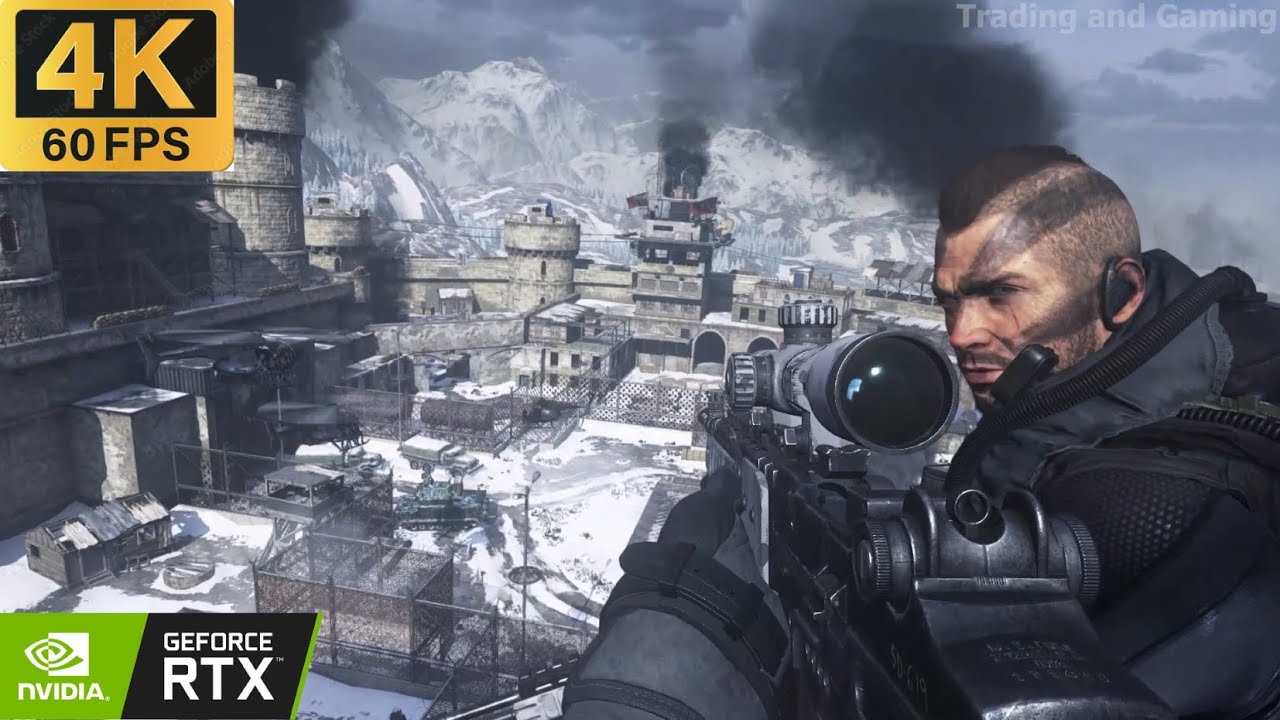 Real Realistic Graphic COD MODERN Warfare REMASTERED MISSION 2 4K 60FPS ...