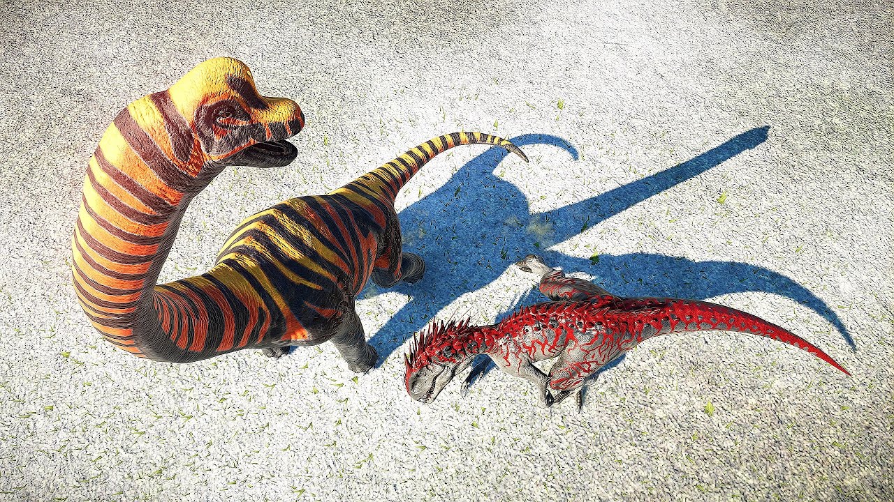 Brachiosaurus Level 40 Vs Max Indominus Rex 🌍 Jurassic World Evolution ...
