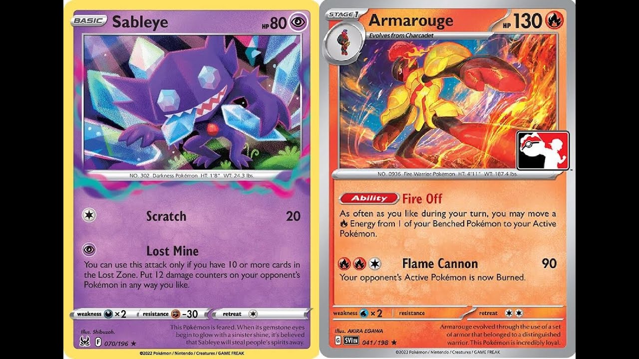 Pokemon - GLC Match - Lost Zone Psychic vs Fire - YouTube