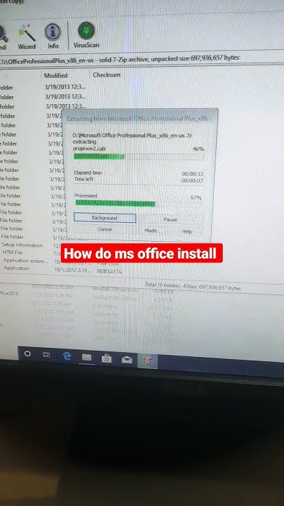 how do ms office install - YouTube