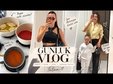 Gelen kargolar , evde ufak düzen ve değişiklikler, yemek hazırlıkları 