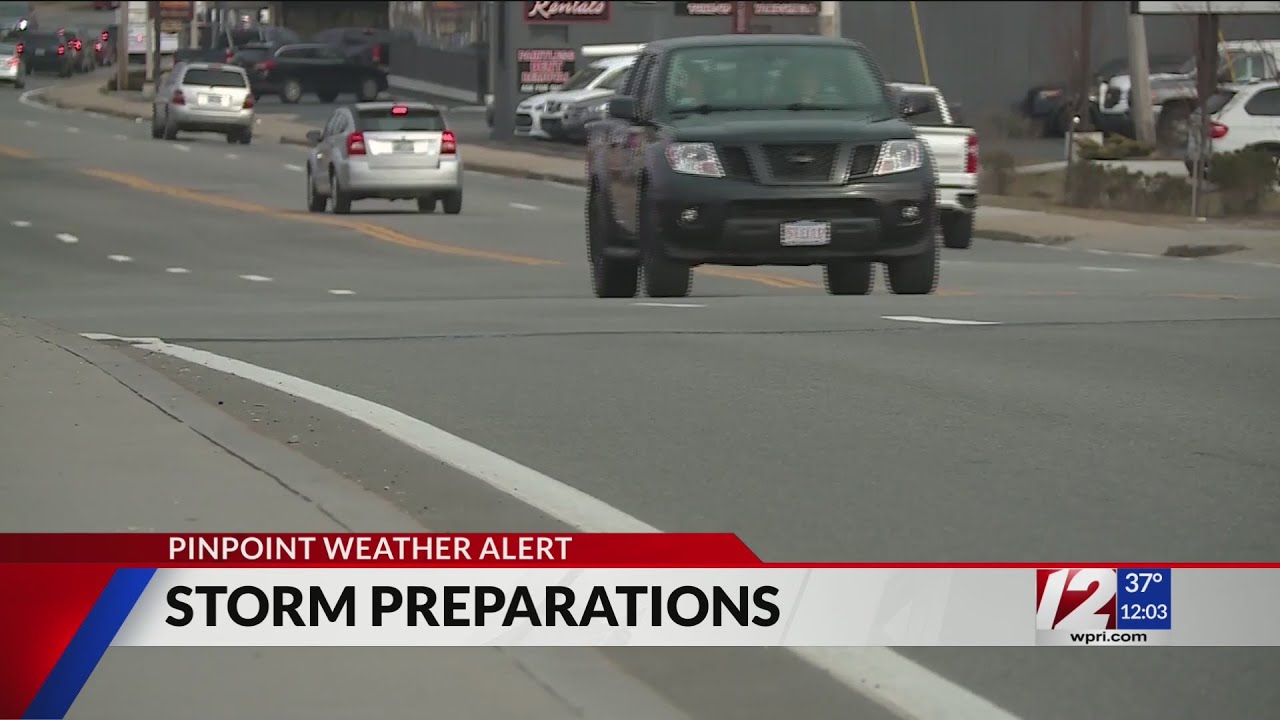 Rhode Island officials prepare for Thursday night storm - YouTube