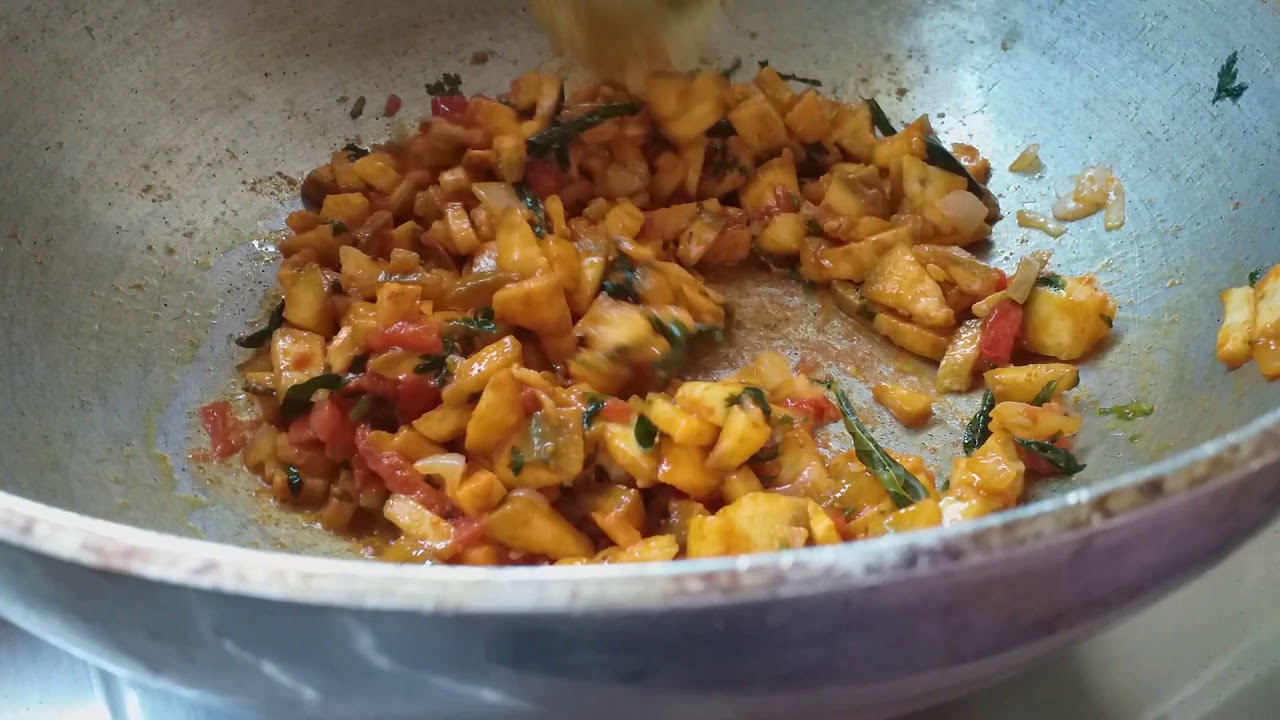 How to make a valaka poriyala - YouTube
