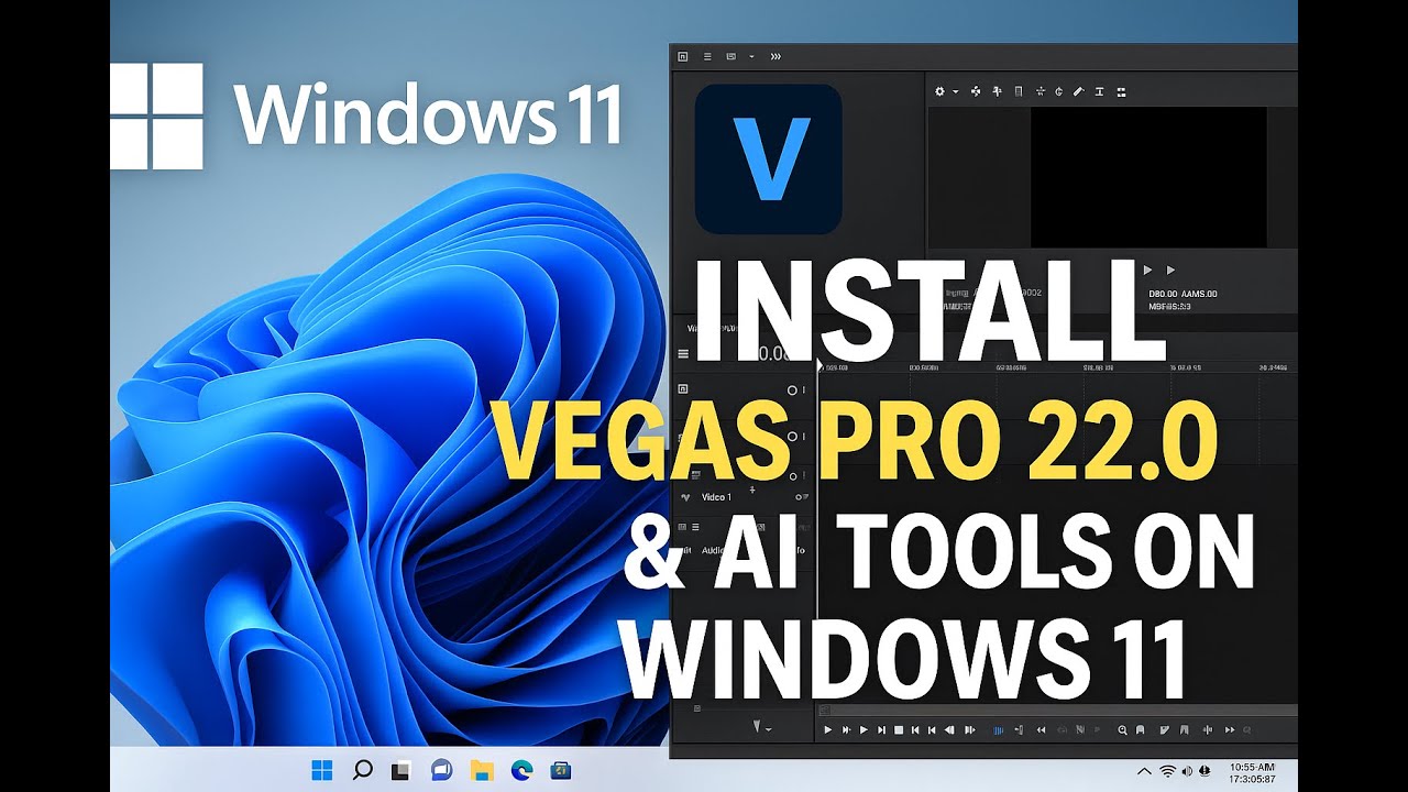 How To Complete Install Vegas Pro 22.0 & AI Tools on Windows 11! - YouTube