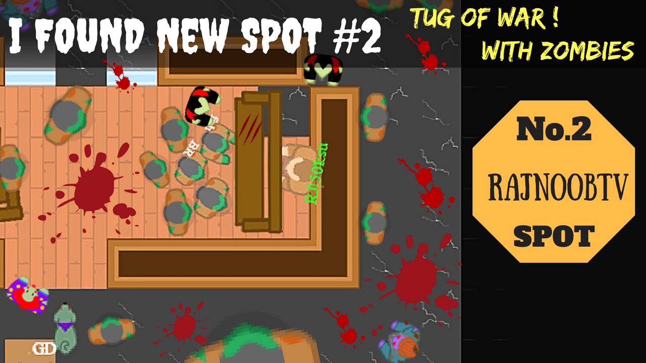 Braains.io - Tug of war with ZOMBIES (Epic Moments) Found new spot #2 ...