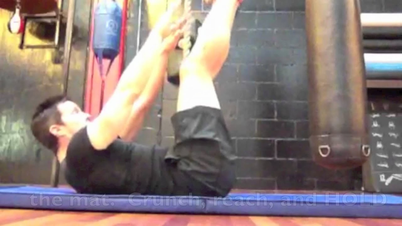 Crunch Reach for Toes - YouTube