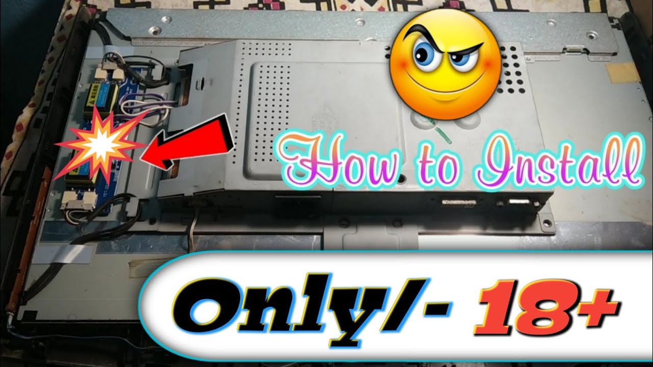 backlight || inverter || installation LED - YouTube