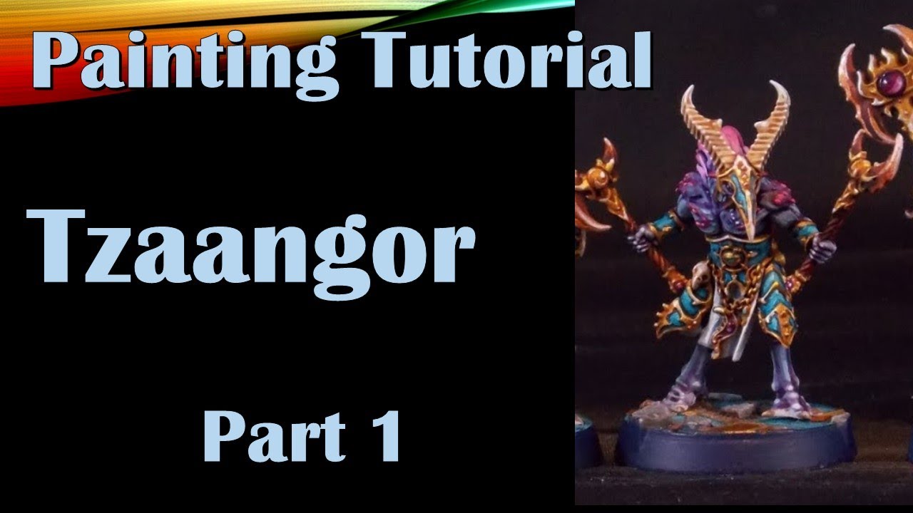Painting Tutorial: Tzaangor part 1 - YouTube