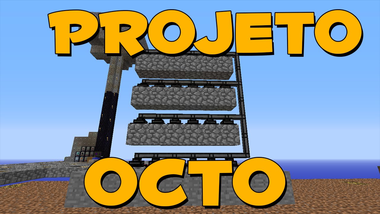 Projeto Octople compress cobblestone[EP05]SkyHard(Minecraft Server 1.7. ...
