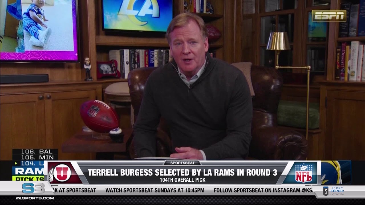 Los Angeles Rams Select Utah S Terrell Burgess In Third Round, 104th ...