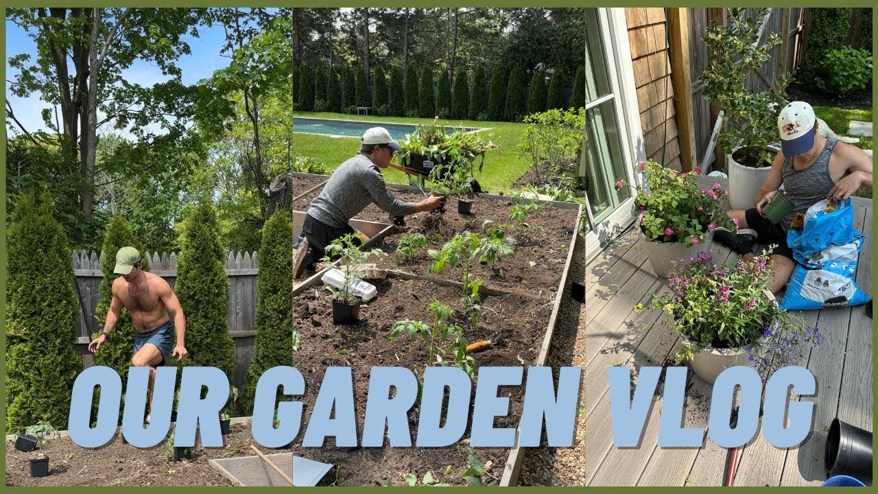 MOVE OVER MARTHA STEWART (GARDEN VLOG) | Taylor and Jeff - YouTube