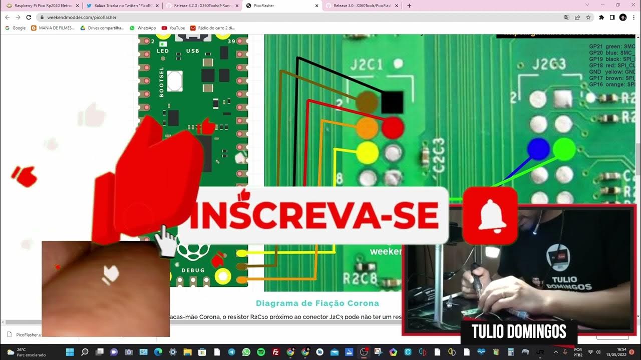 PicoFlasher 2º Parte Leitor de Nand de Xbox 360 universal com Raspberry ...