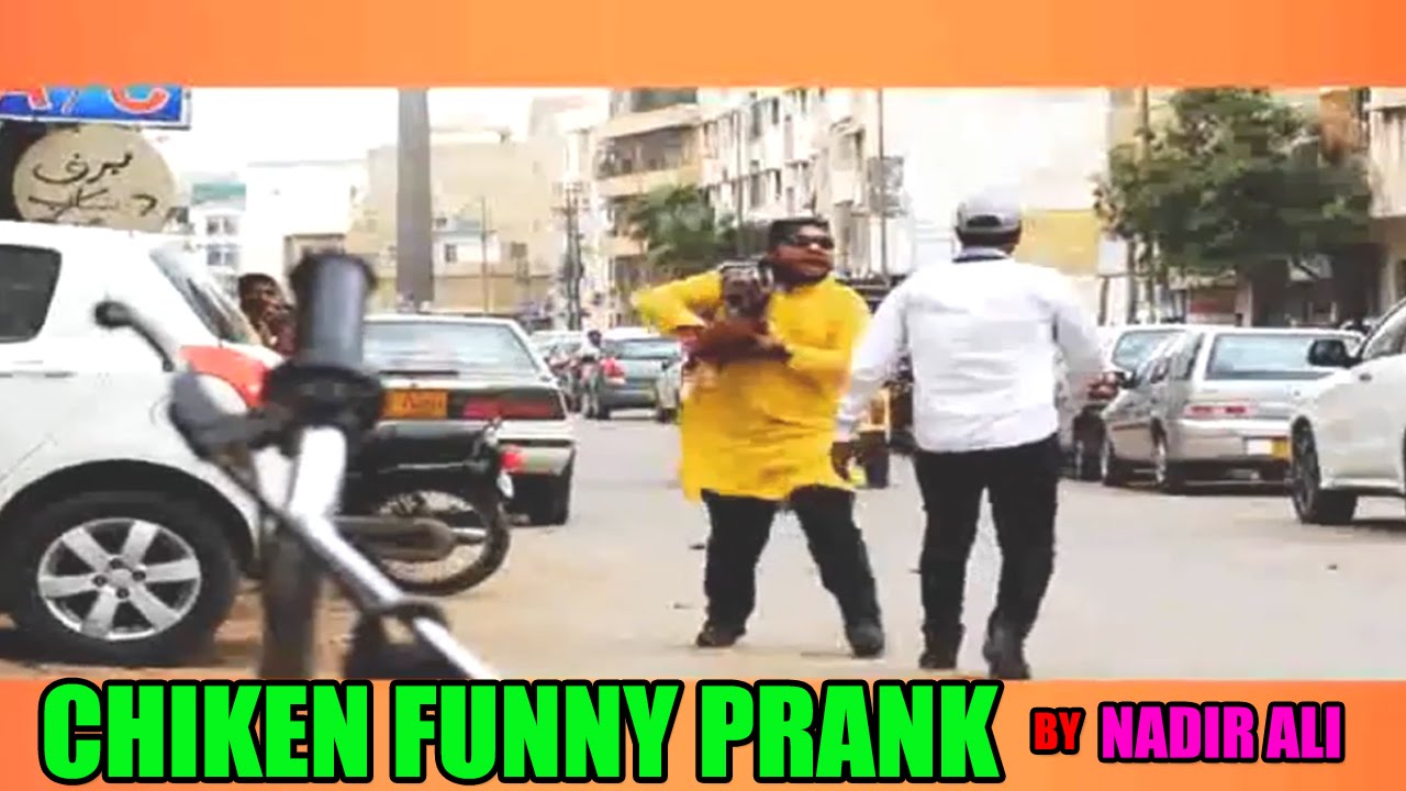 Crazy Chicken Funny Prank by Nadir Ali - #P4pakao - YouTube