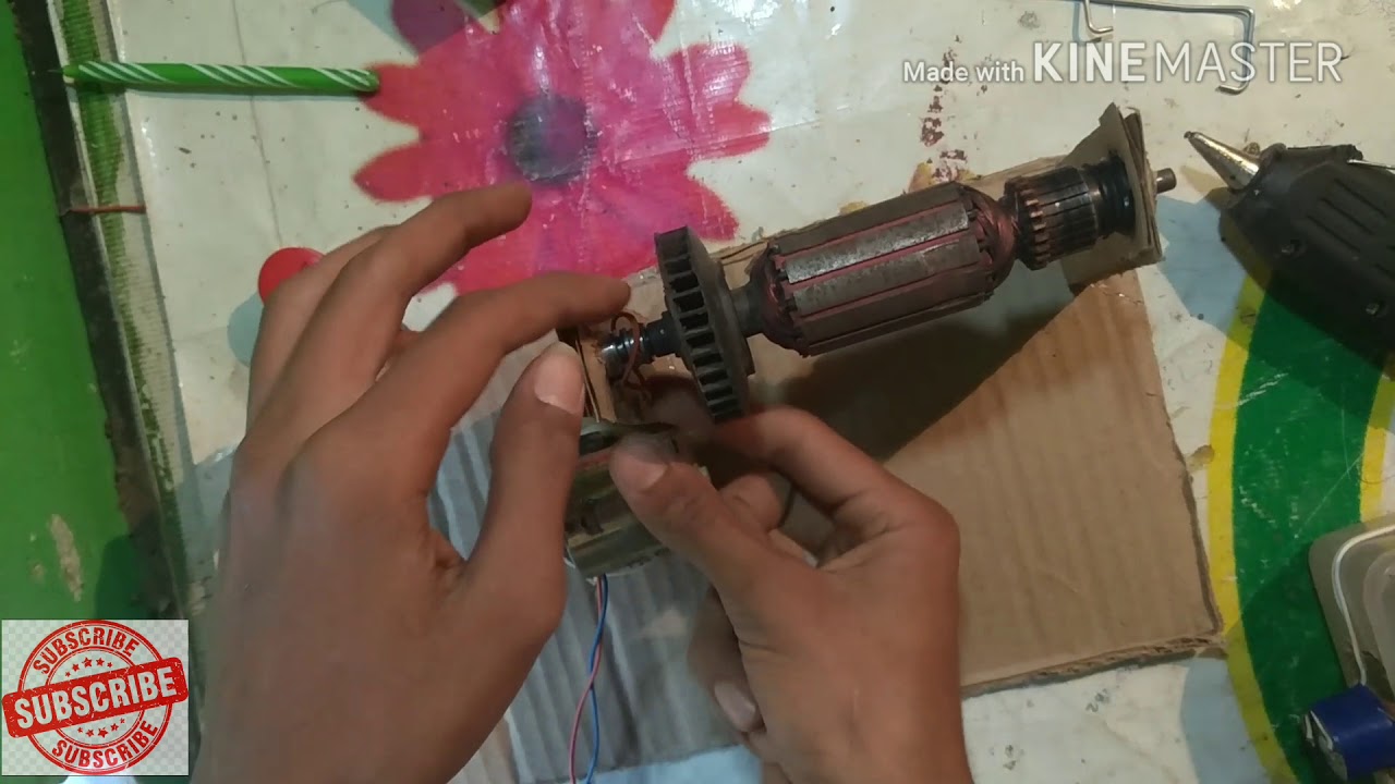 How to make a DC 12 volt generator - YouTube