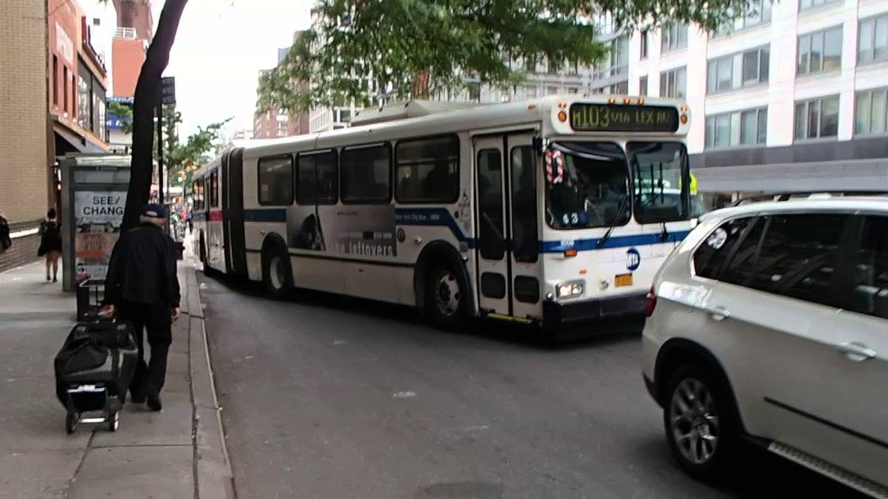 MTA New York City Bus New Flyer D60HF 1006 on the M103 - YouTube