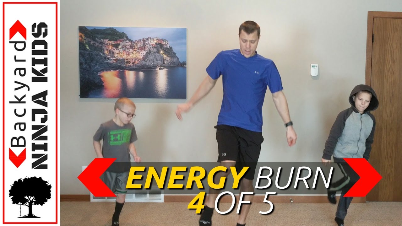 Kids Workout Energy Burn 4 of 5 - Kids Ninja Workout to Burn Off Energy ...