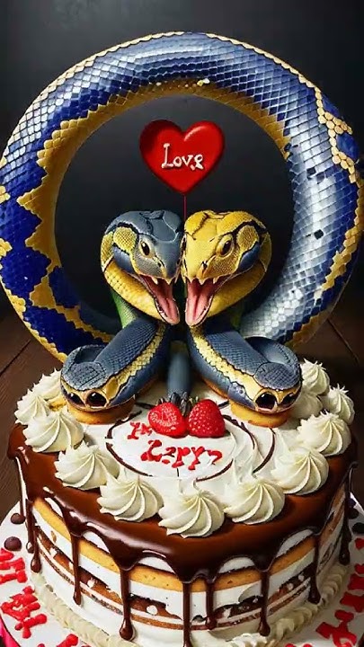 Snake Cake 🍰#shorts #python #cake - YouTube